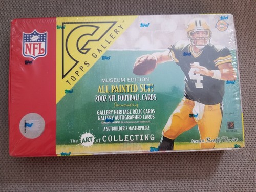 Topps Gallery Museum Edition 2002 NFL Football Hobby Box BRAND NEW ...