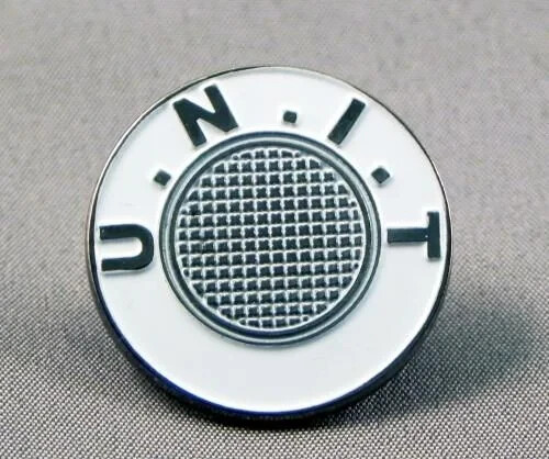 New Dr Who UNIT old style U.N.I.T pin badge vehicle tie pin badge metal ...