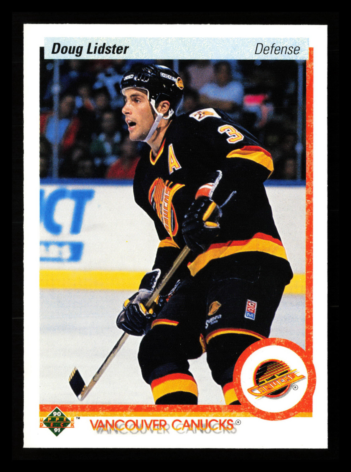 Doug Lidster 1990-91 Upper Deck Hockey NHL #60a Vancouver Canucks | eBay