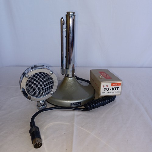 Astatic Model D-104 Microphone and Model T-UG8 Stand w/TU-Kit - Great ...