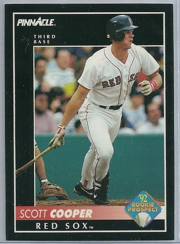 1992 Pinnacle #252 Scott Cooper Boston Red Sox Rookie Prospect | eBay