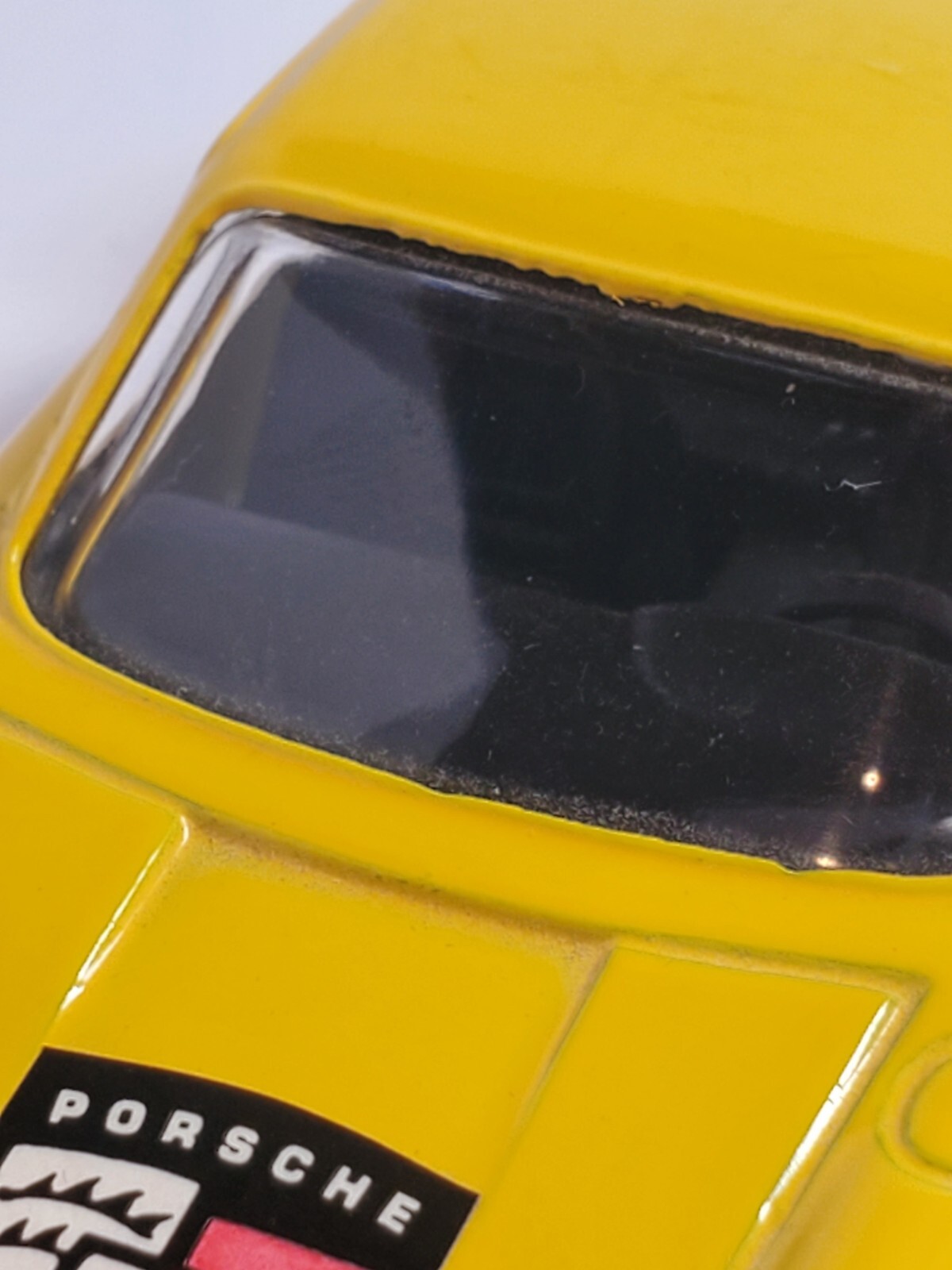 Vintage Tootsietoy Porsche 911 yellow Car Pressed Metal 4.5” Long ...
