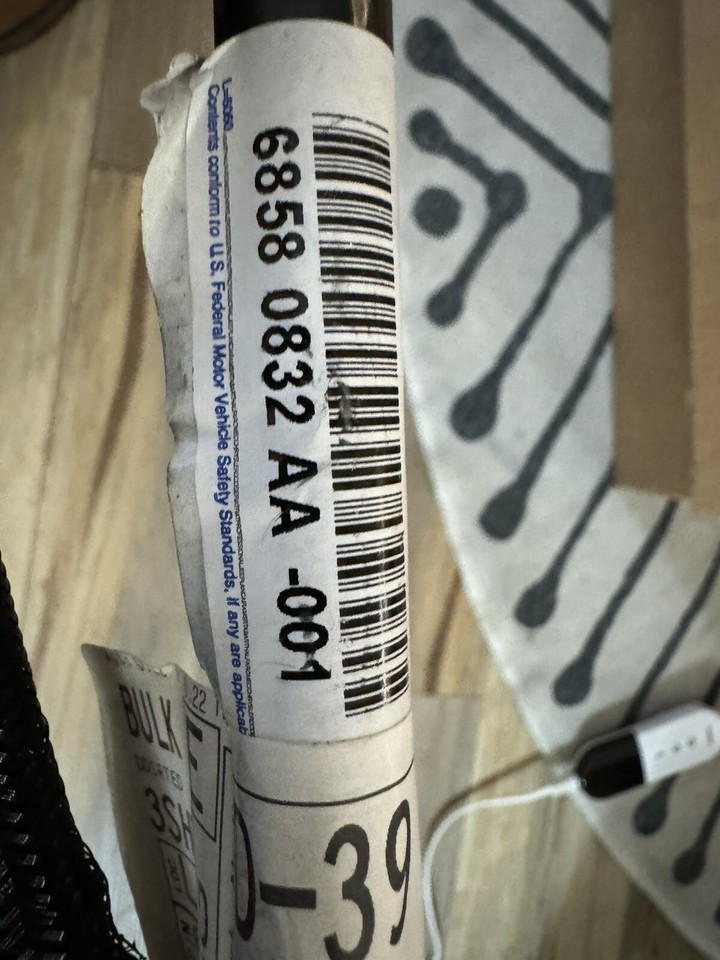 Genuine Mopar Fuel Vapor Tube Assembly 68580832AA | eBay