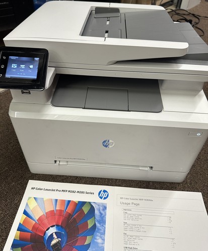 HP Color LaserJet Pro M283fdw All-In-One Printer 7KW75A-No Toner- 32k ...