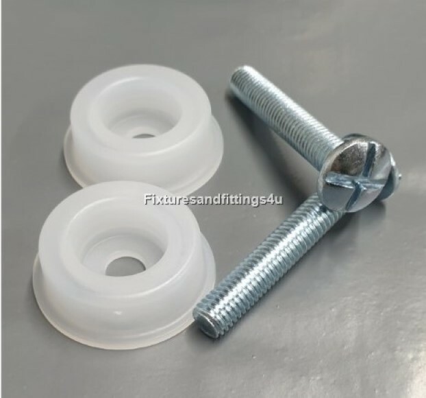 Complete Headboard Bolt Set with Plastic Washers – Headboard Fixing ...