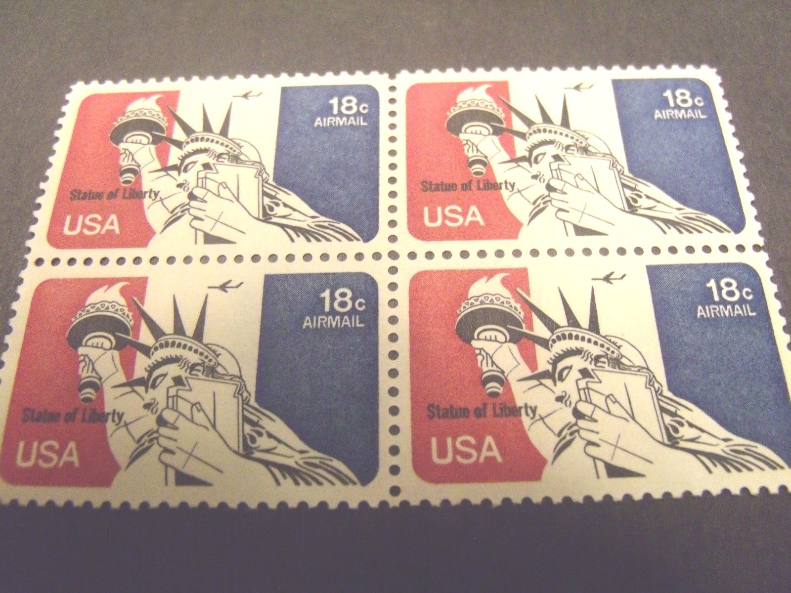 US Postage Stamps 1974 AIRMAIL STATUE LIBERTY Scott C87 4-18 cents | eBay