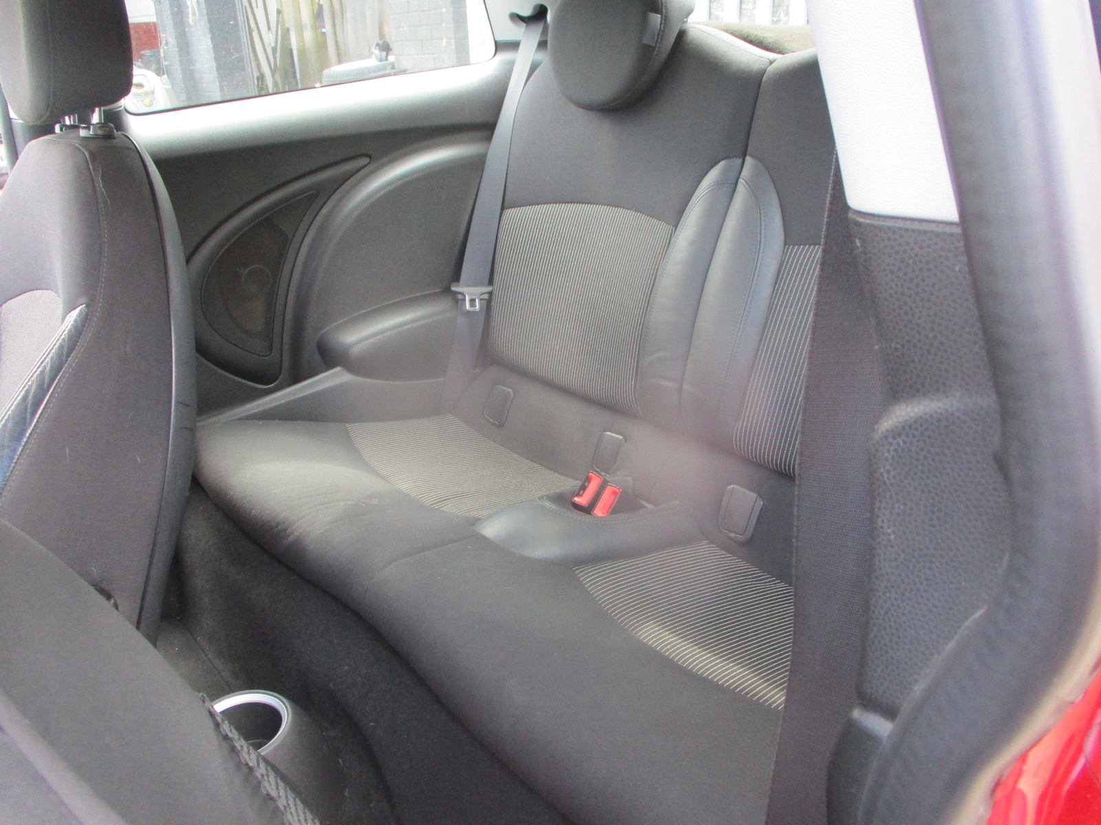 MINI R56 HATCH ONE COOPER S D HALF LEATHER RAY CARBON BLACK SPORT SEATS ...