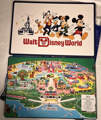Walt Disney World Bail 50th Collection 2 Sided Sign Signage Banner Map ...