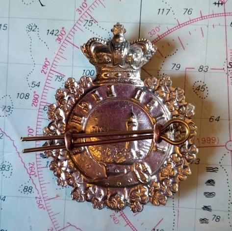 Vintage Nickel Metal Irish Lights Lighthouse Keepers Victoria Crown Cap ...