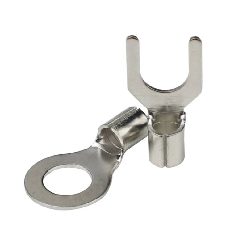 Pcs Non-Insulated Fork U-Type O-Type Terminals Cable Terminals | eBay