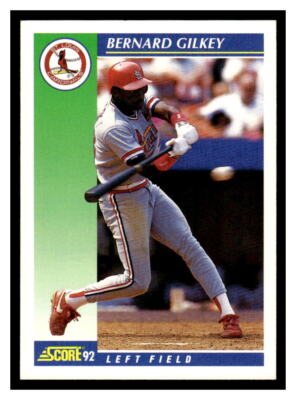 1992 Score #544 Bernard Gilkey - St. Louis Cardinals | eBay