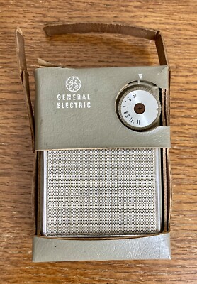 Vintage General Electric 7 Transistor Radio w/Case 1960s - PARTS/REPAIR ...