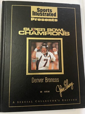Sports Illustrated Denver Broncos Super Bowl Champions 1998 Hard Binder ...