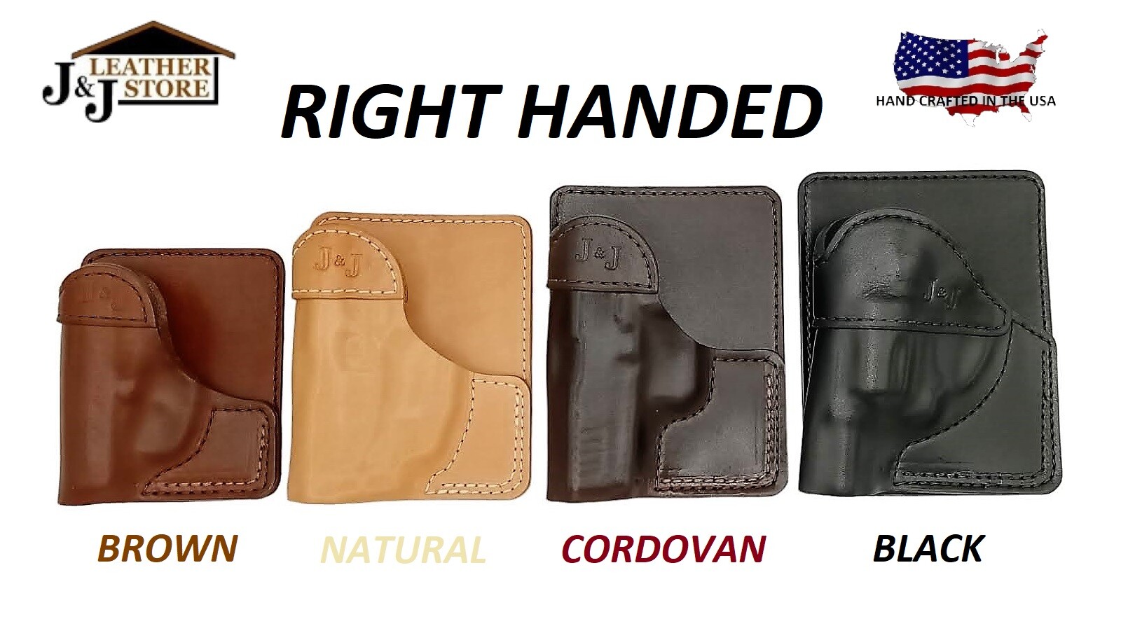 J&J NAA GUARDIAN 380 WALLET STYLE REAR/CARGO FORMED LEATHER POCKET ...