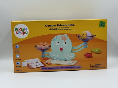 Gigglescape Octopus Balance Scale Preschool Math Kit Educational Toy ...
