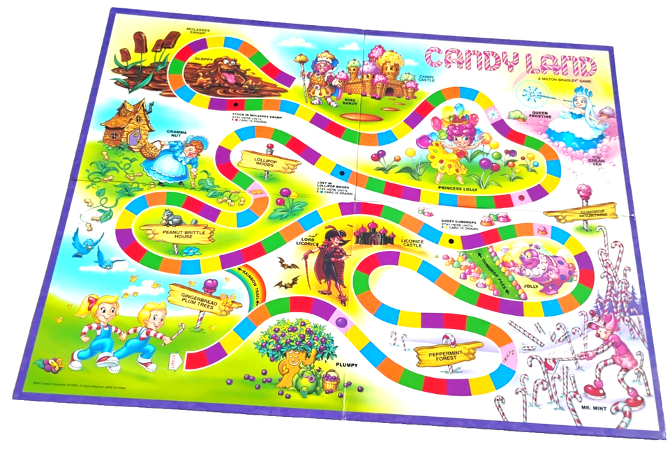 Vtg 2001 Candy Land Chutes and Ladders Combo Game Hasbro Red Box ...