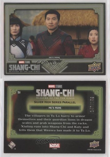2023 Marvel and The Legend of Ten Rings Silver Shang-Chi Katy Chen ...