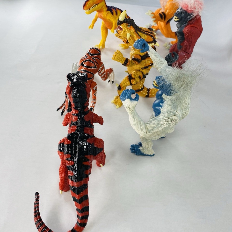 Lot of 7 ATARI Primal Rage Figures 1997 Slashfang Chaos Armadon ...