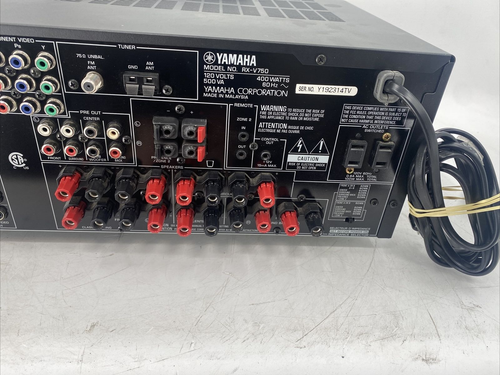 Yamaha RX V750 7.1 Channel 100 Watt Receiver for sale online | eBay