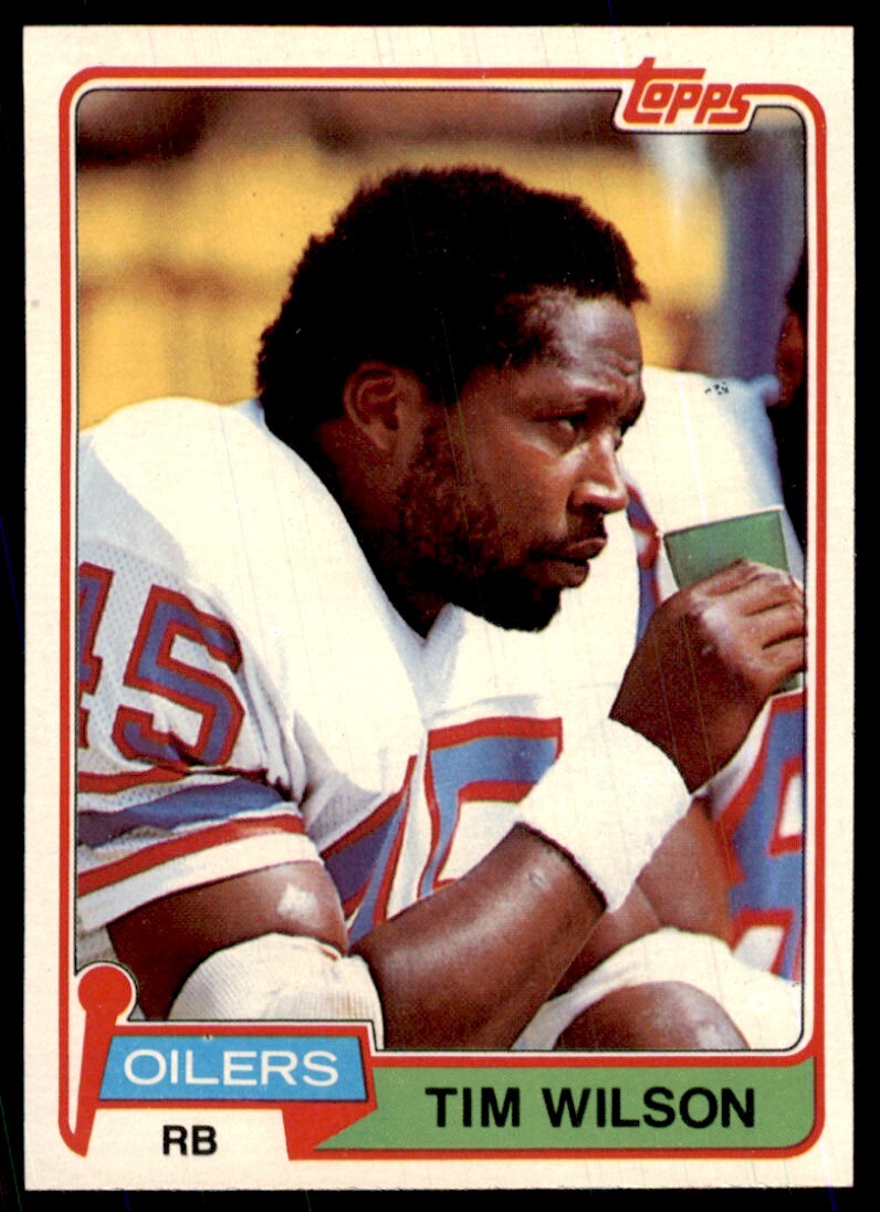 1981 TOPPS TIM WILSON HOUSTON OILERS #378 | eBay