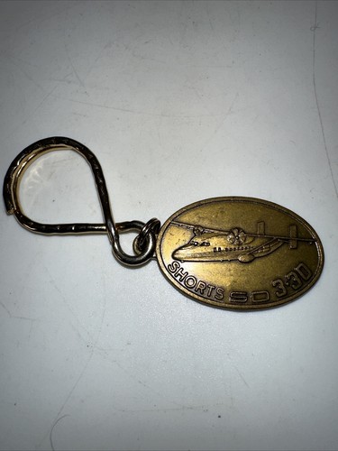 Vintage Brass Keychain “Shorts S-D 3-30” Golden West Airlines | eBay
