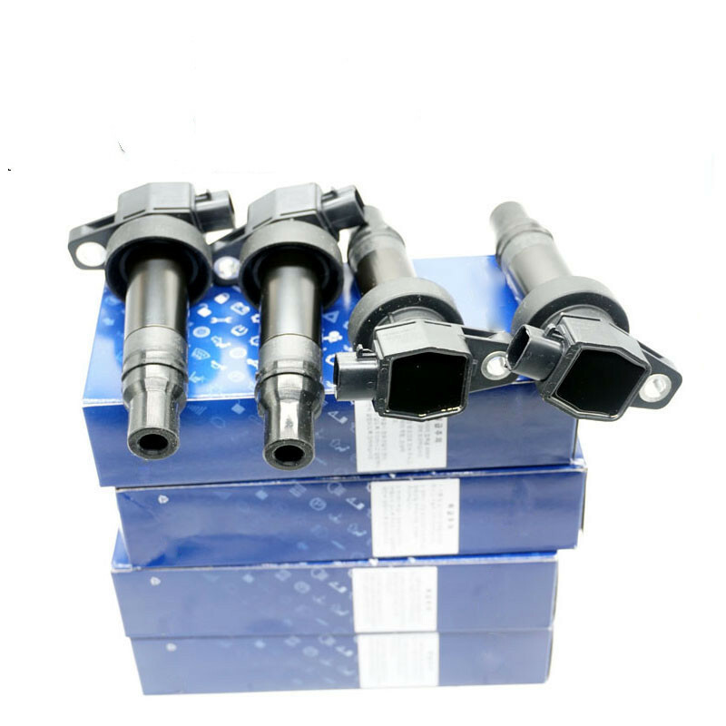 4Pcs Ignition Coil 27301-2B010 For Hyundai For Kia Motor 10-11 For Kia ...