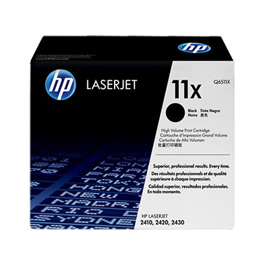 HP 11X Black Toner Cartridge (Original) High Yield (XL) 12000 Pages for ...