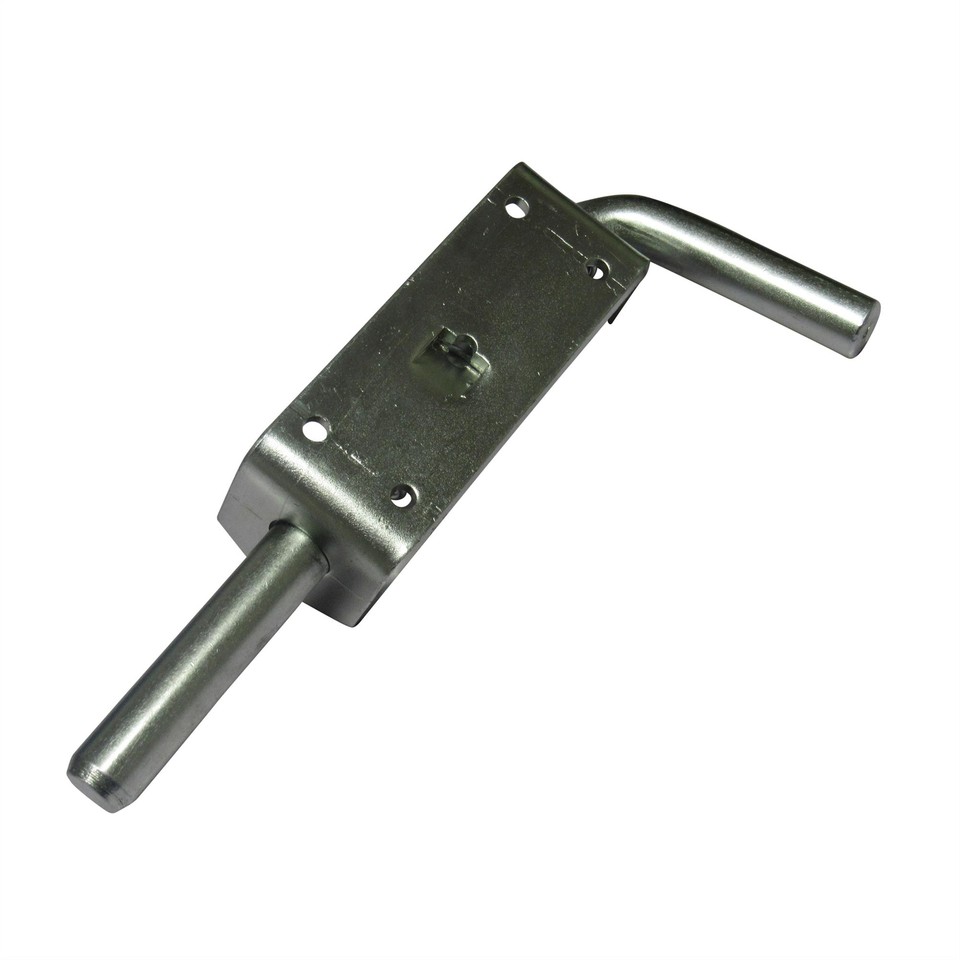 Spring Loaded Shoot Bolts X2 (Zinc Plated Drop Bolt Field Gate Stable ...