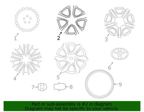 426110R390 - Wheel Disc - Toyota for sale online | eBay