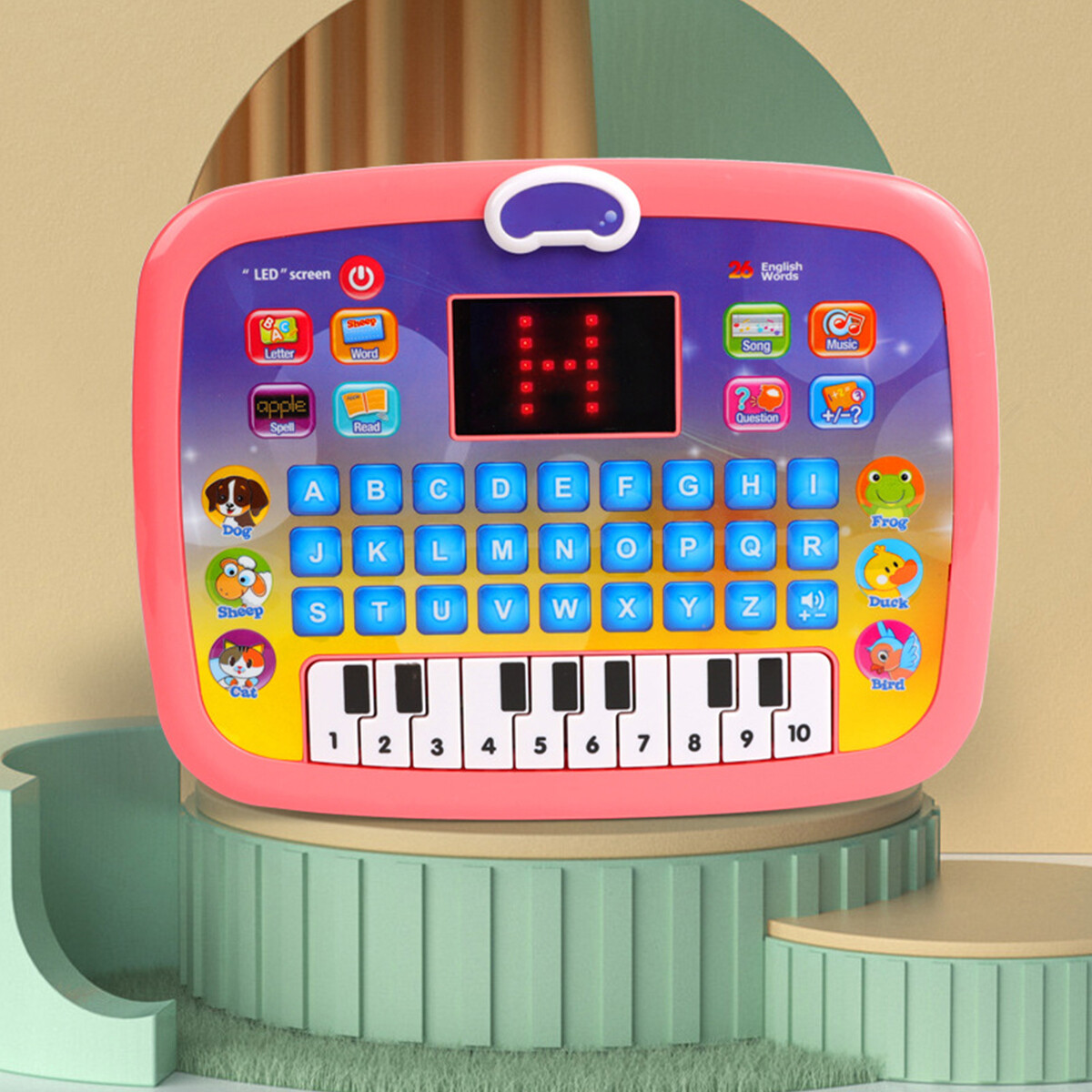 Baby Tablet Toy Creative Kids Tablet Toy with LED Screen Toddler ...