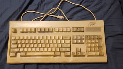 Vintage Tandy Enhanced Keyboard Radio Shack USA 5 pin DIN IBM ...