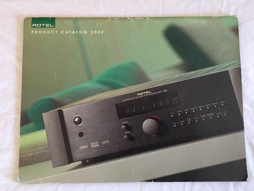 ROTEL HIFI STEREO PRODUCT CATALOG 2002 | eBay