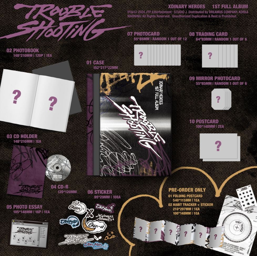 Xdinary Heroes Troubleshooting 1st Full Album | eBay