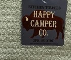 Happy Camper Co. Kitchen Hand Towels Set of Two Cotton 16X26 HAPPY ...