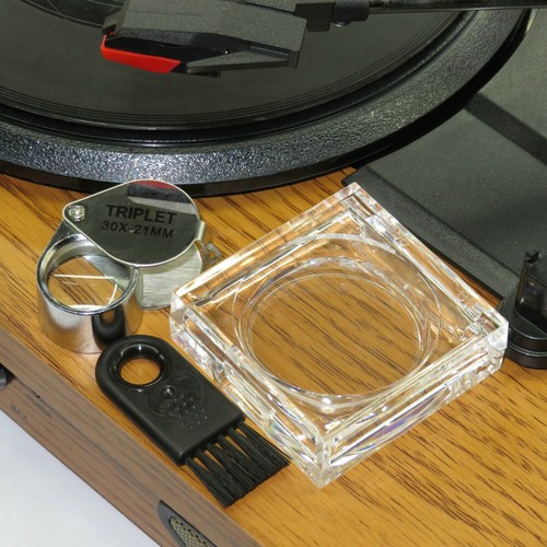 Stylus Cleaner & Magnifier & Anti-static Brush for Turntable LP ...