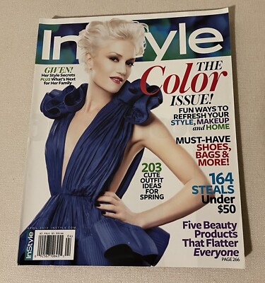 InStyle Magazine - April 2010 - Gwen Stefani | eBay