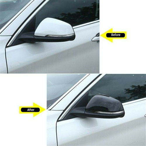 2pc Gloss Black ABS Side Door Rearview Mirror Caps Trim For BMW X1 F48 ...