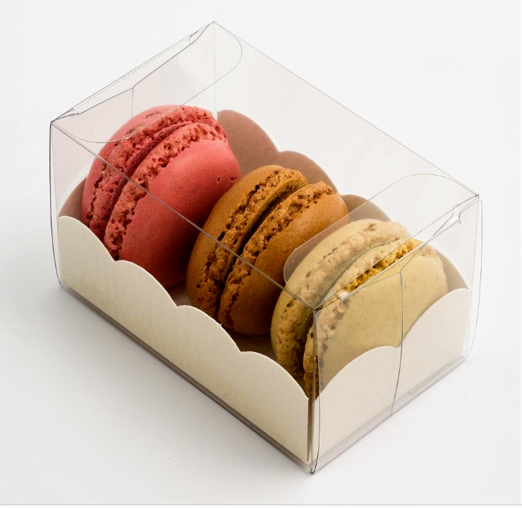 Clear Macaron SHIPS SAME DAY Macaroon Boxes Plain or Inserts Favour ...