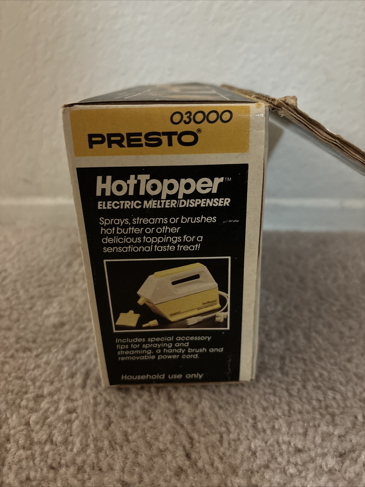 Vintage Presto Hot Topper Automatic Electric Melter Dispenser Butter ...
