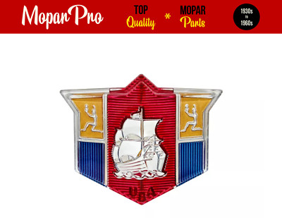 FOR 1949 PLYMOUTH BRAND NEW REPRODUCTION HOOD ORNAMENT PLASTIC EMBLEM ...
