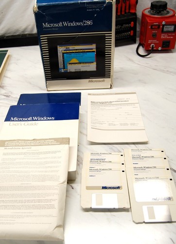Rare Microsoft Windows 286 Vrs 2.1 Software Package | eBay