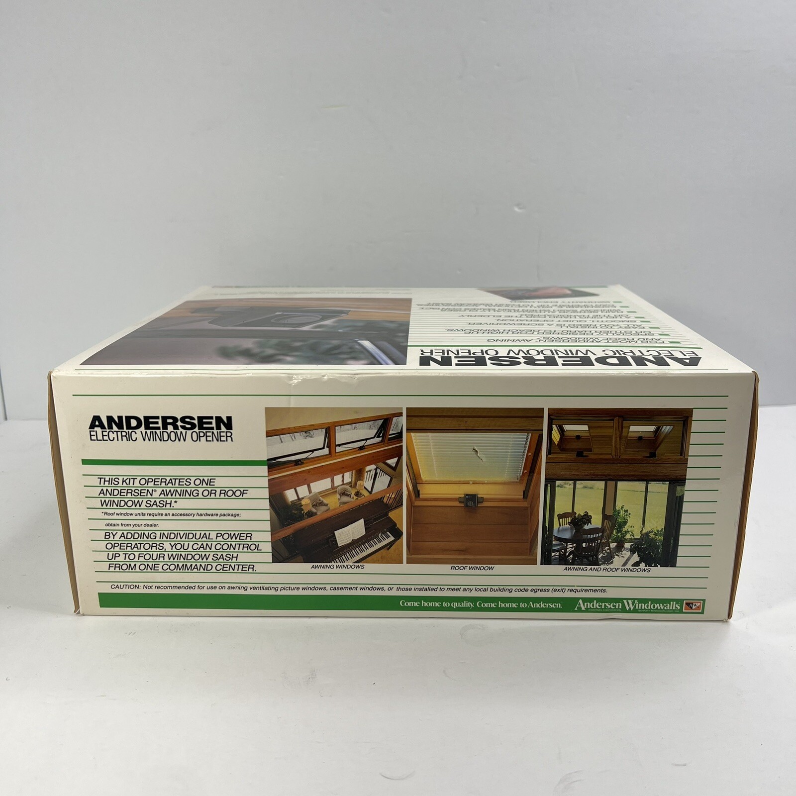 NOS Andersen Windowalls Electric Window Opener Never Used Awning Roof ...