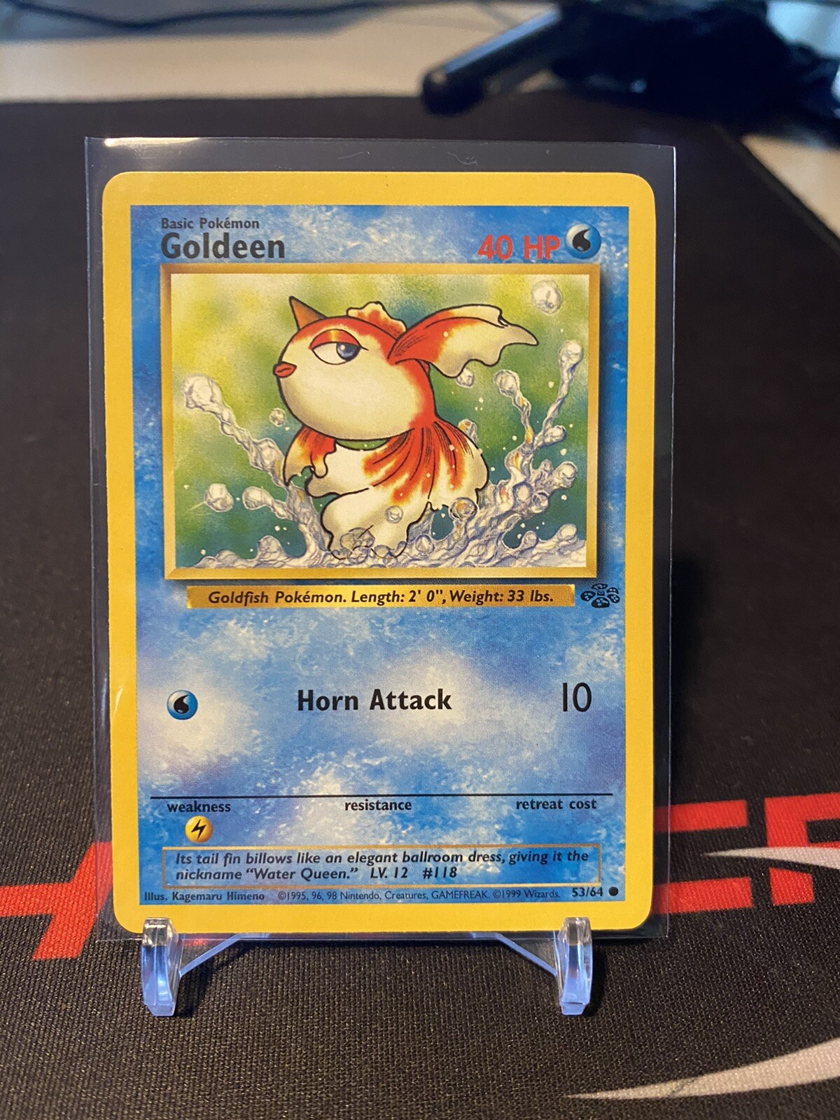 GOLDEEN 53/64 Jungle Unlimited WOTC Pokemon Card | eBay