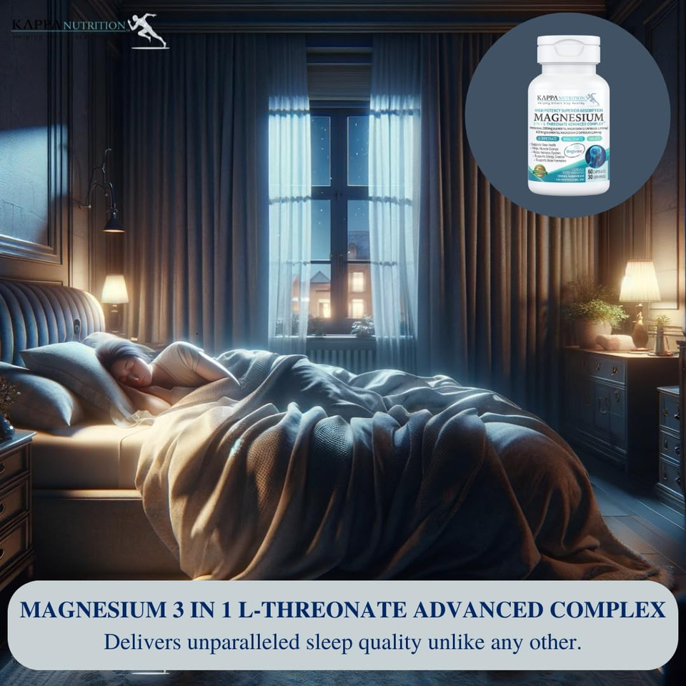 Kappa Nutrition Magbrain™ Magnesium L-Threonate Plant-Based, 420mg ...