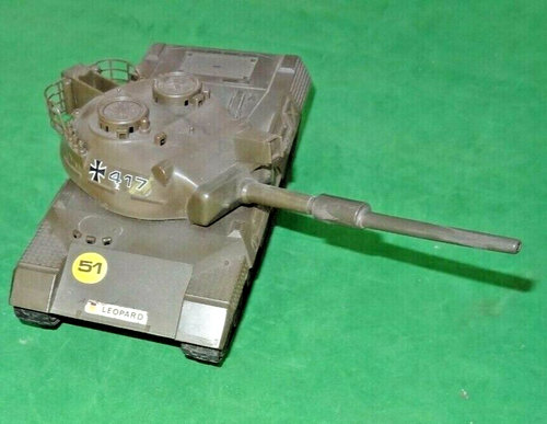 VINTAGE ASAHI Radio Control 2 CH LEOPARD TANK MODEL 7510 RC German ...