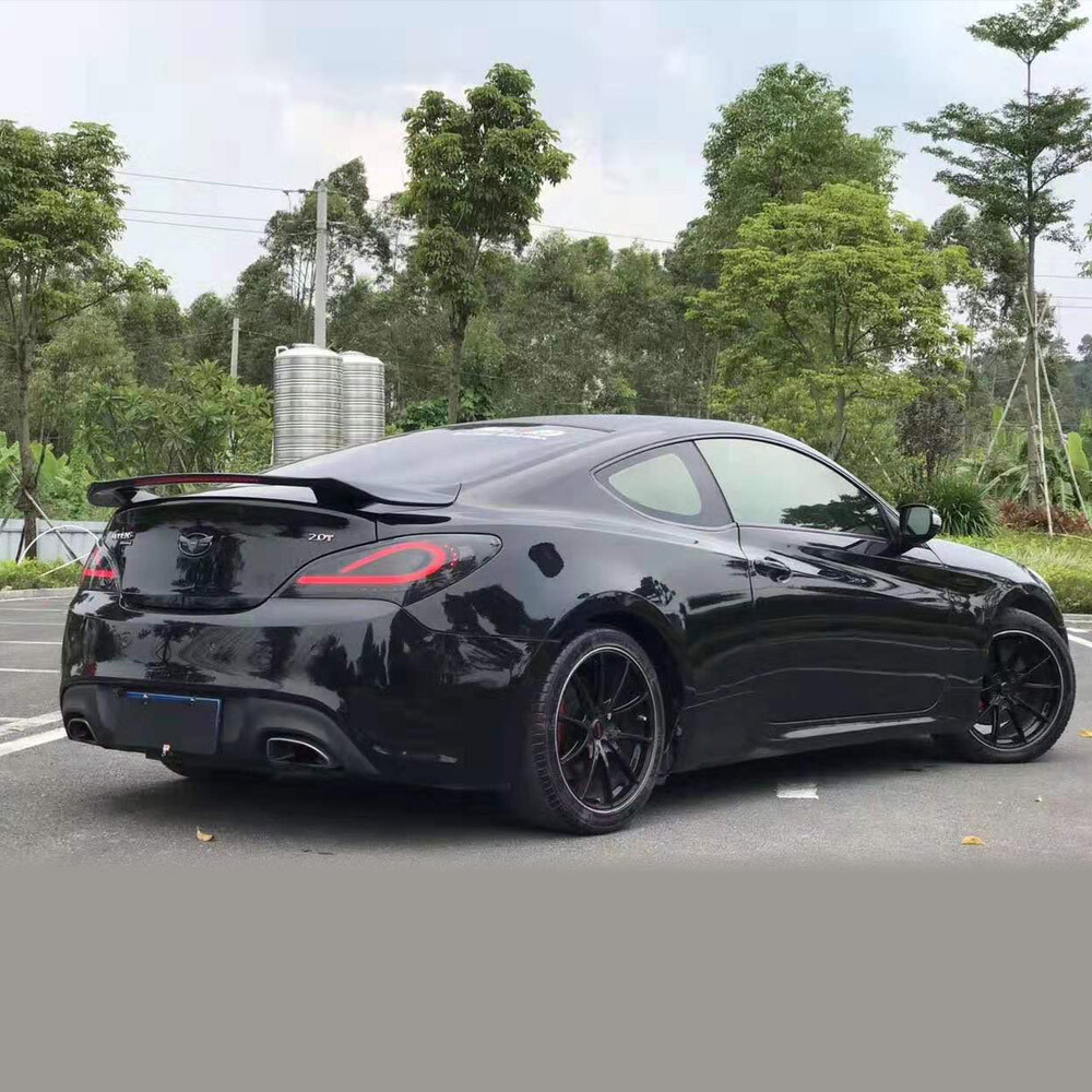 VLAND Smoked Black Tail Lights For 2010-16 Hyundai Genesis Coupe LED ...