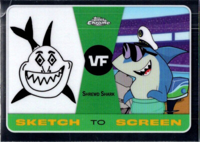 2025 Veefriends Topps Chrome Shrewd Shark Sketch To Screen - Gary Vee ...