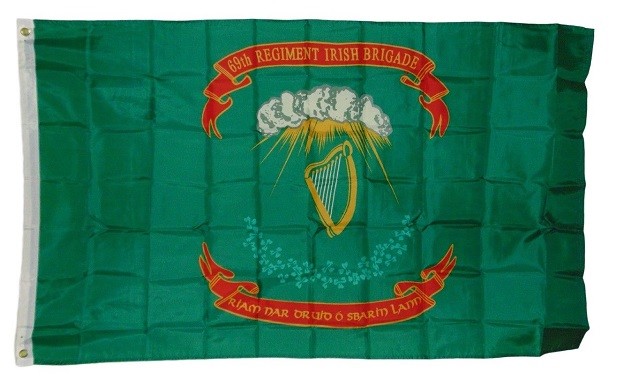 3x5 Ireland Irish 69th Regiment Flag Brigade Polyester Flag fade ...