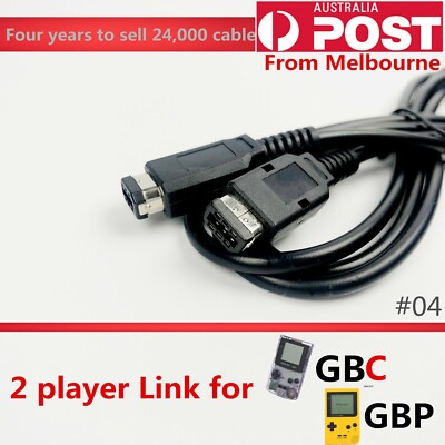 2 player Link Cable Cord Lead For Gameboy Color/Pocket GBP Game Boy GBC ...