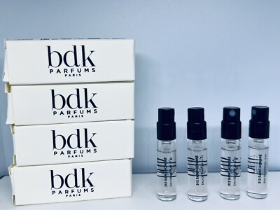 312 Saint-Honore By BDK Parfums EDP 2ml/0.07oz x 4 Perfume Sample Spray ...